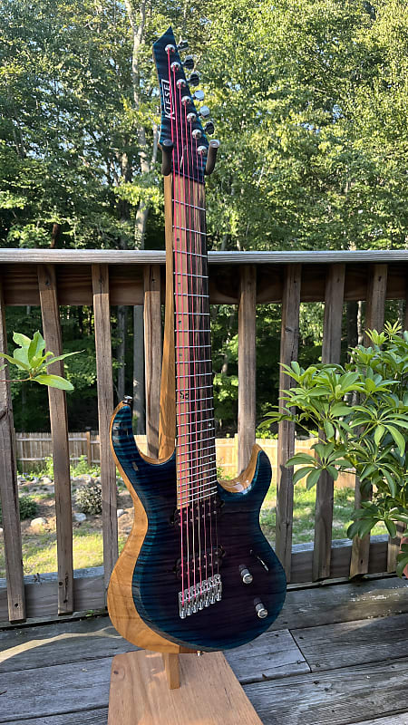 Kiesel Aries 7 Multiscale Neck-Through Monster Burst | Reverb