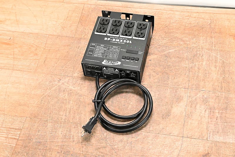 Elation DP-DMX20L 4-Channel DMX Dimmer/Switch Pack CG01KNJ | Reverb