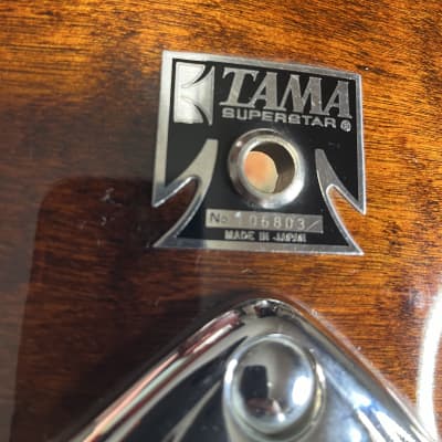 Tama Superstar 24x16 kick 1980 - Super Mahogany - VIDEO! | Reverb
