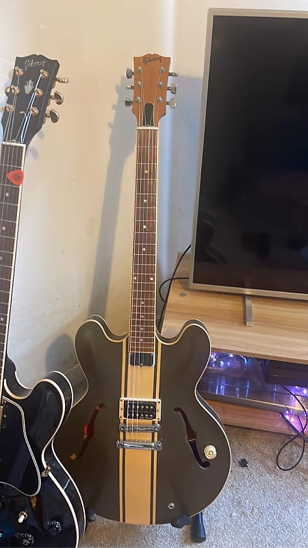 Gibson ES-333 Tom DeLonge Signature 2006 Olive Drab | Reverb UK