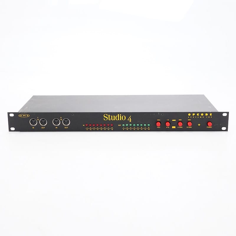 Opcode Systems Studio 4 8x8 MIDI Interface & Patchbay w/ | Reverb