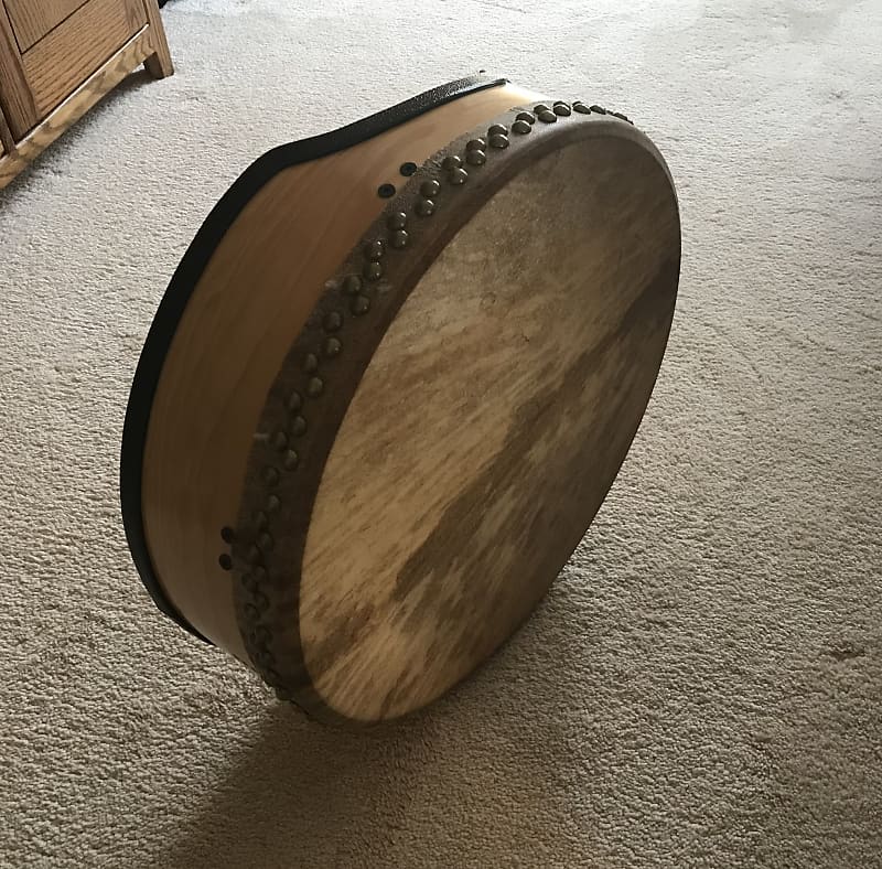 Mance Grady ~ Ace Bodhran 18” x 5” tunable frame drum with | Reverb