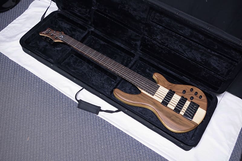 DEAN Edge Pro 6-string Select Walnut BASS guitar NEW w/ Light | Reverb