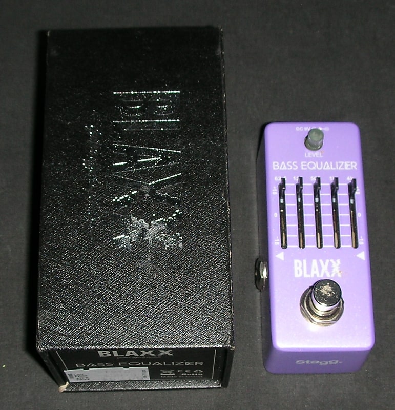 BLAXX by Stagg BX-BASS Eq MIni Pedal Bass Equalizer 5 Band | Reverb