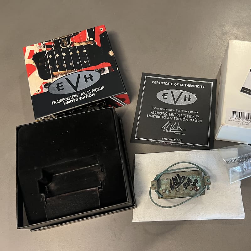 EVH Frankenstein autographed relic pickup Eddie Van Halen | Reverb