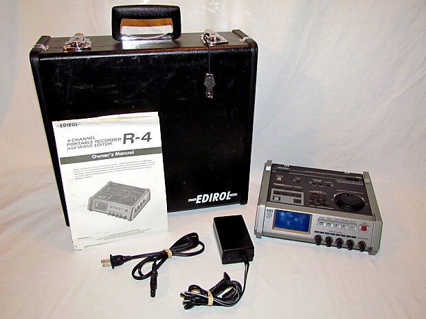 Edirol R-4 Portable 4-Channel Recorder and Wave Editor with | Reverb