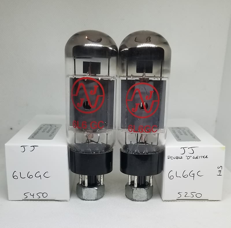 JJ 6L6GC Closely Matched (3.6%) Pair NOS 6L6 | Reverb