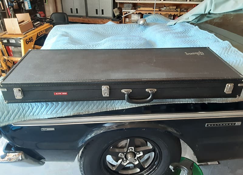 Vintage Gibson SG Case Early 70's - Rectangle black purple | Reverb