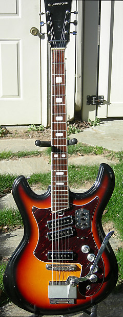 Silvertone 1441 Vintage Guitar by Kawai / Teisco Mosrite | Reverb