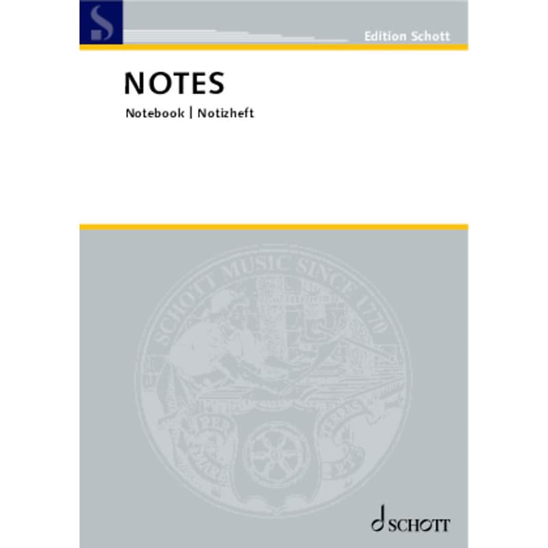 Schott Music Notenheft DIN A6 - Note Book | Reverb