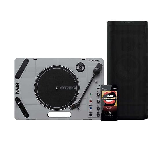 Reloop SPIN Portable Turntable w/ Groove Blaster BT Speaker | Reverb