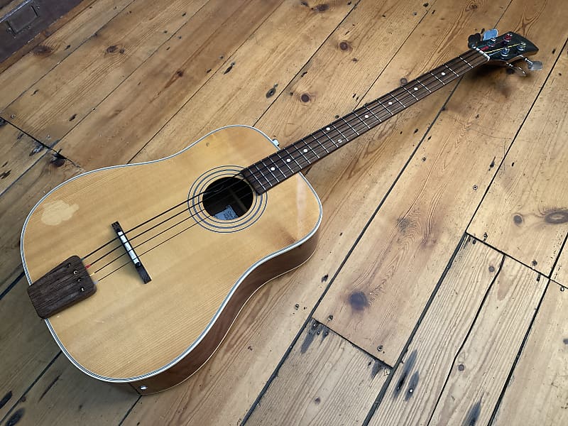 Brandoni Custom R.B.4 EL Electro Acoustic Bass Guitar Pre | Reverb