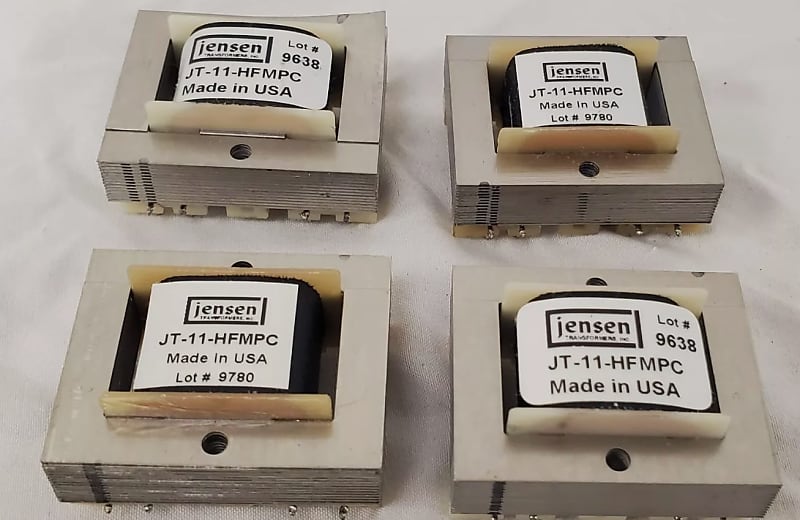 Lot of 4 Line Output Transformers, 80% Nickel Laminations, | Reverb