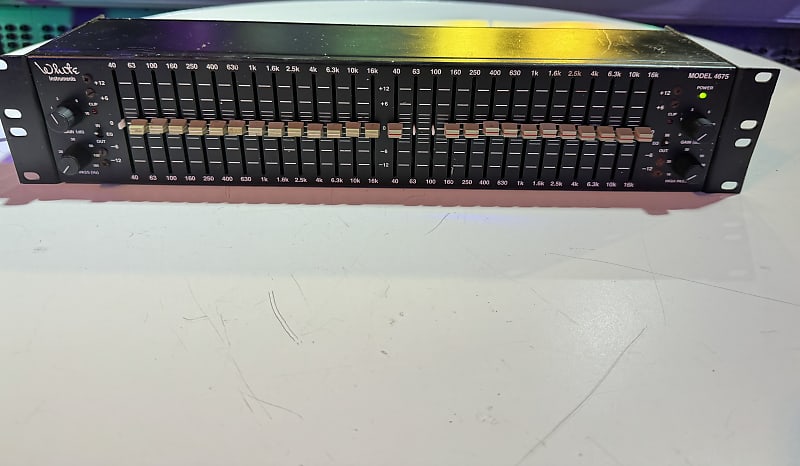 White Instruments 4675 14 band Stereo Graphic EQ-Balanced | Reverb