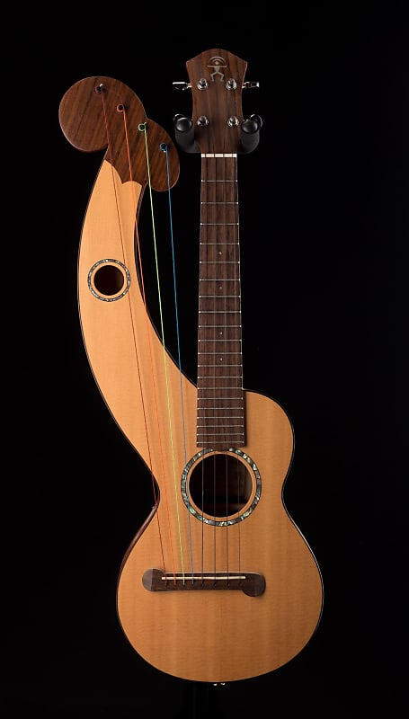 Pre Owned aNueNue Harp Ukulele with Case | Reverb