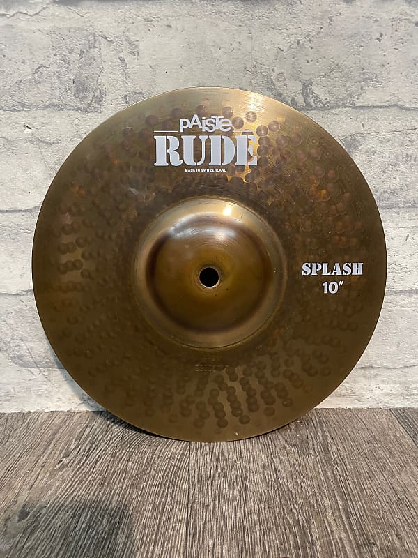 Paiste Rude Splash 10”/25cm Splash Cymbal / Drum Accessory | Reverb