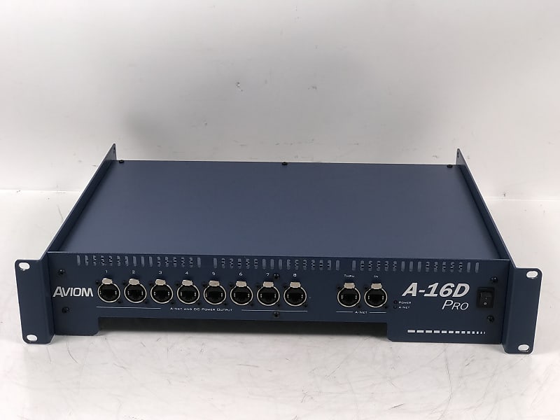 Aviom A-16D A16D Pro Used 8 Channel A-Net Distributor Hub | Reverb