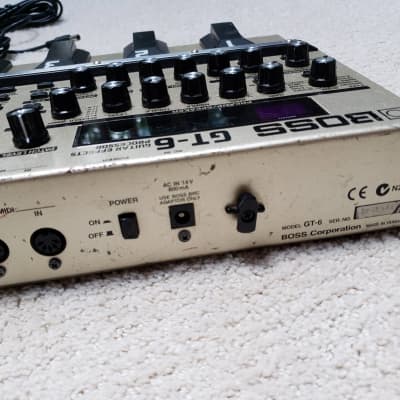 Boss GT-6 Guitar Multi Effect Processor Pedal COSM Power | Reverb