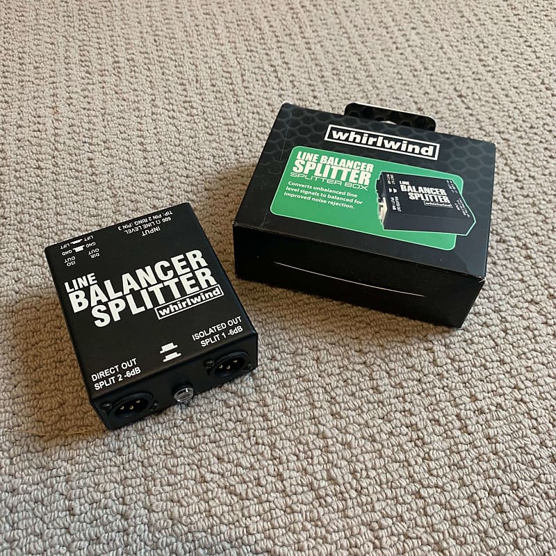 Whirlwind LBS 1x2 Line Balancer and Splitter | Reverb