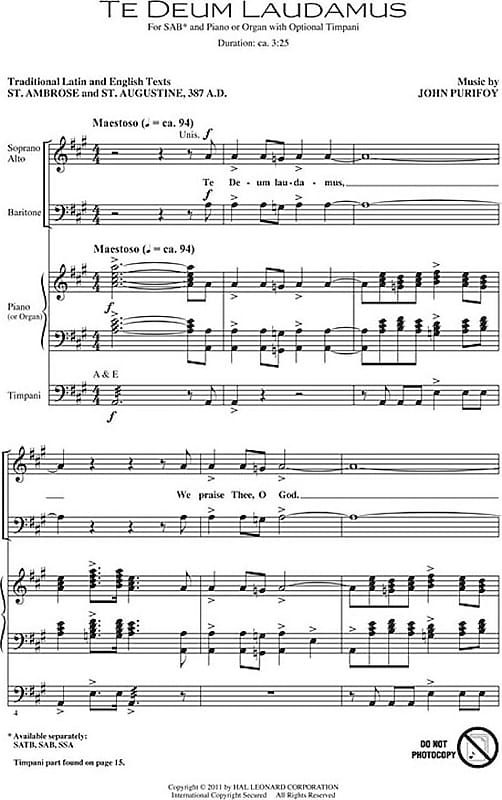 Te Deum Laudamus | Reverb