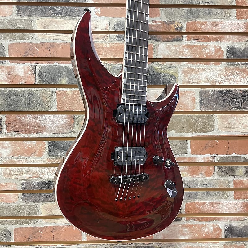 ESP LTD H3-1000 Quilted Maple See Through Black Cherry | Reverb