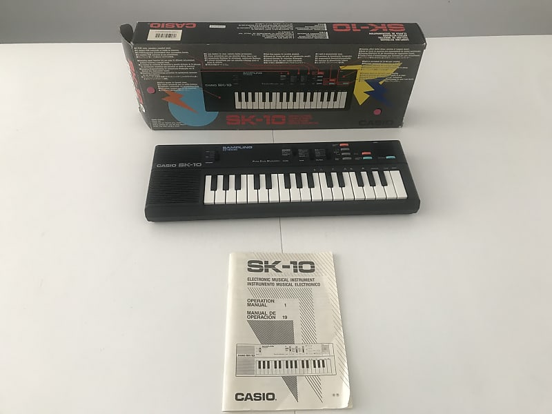Vintage Casio SK-10 Sampling Electronic Keyboard | Black | | Reverb