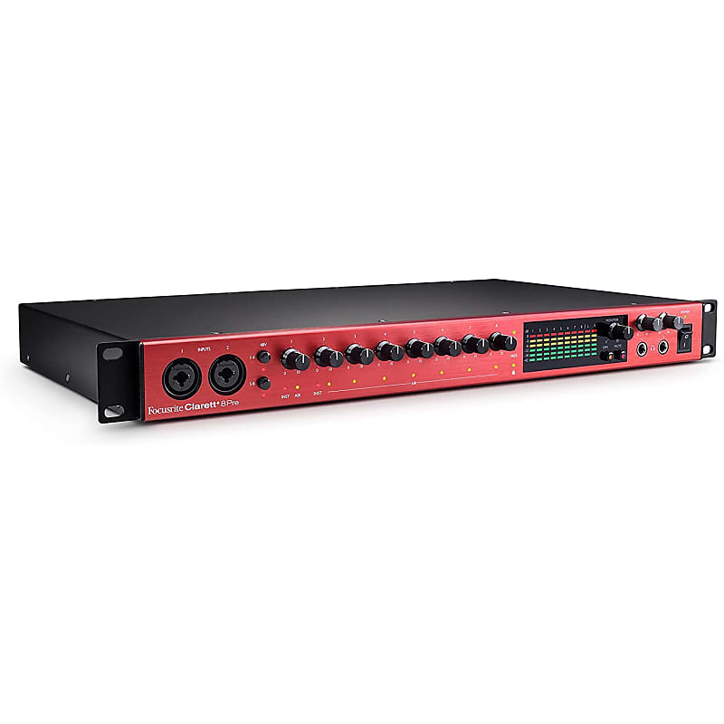 Focusrite Clarett+ OctoPre 8-Channel Microphone Preamp with | Reverb