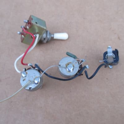 Vintage 1960s Teisco Japan Pots Switch Input Jack Wiring | Reverb