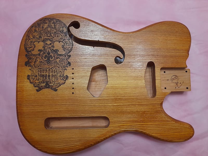 Telecaster LED Skull body relic | Reverb