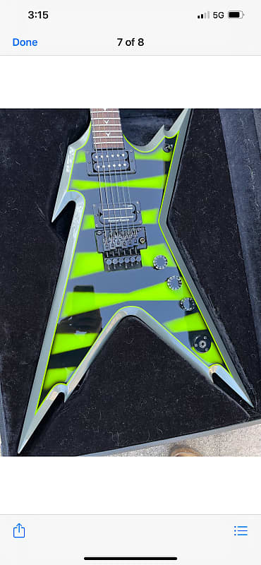 Dean Dime Razorback slime bumbblebee 2006 - Green | Reverb