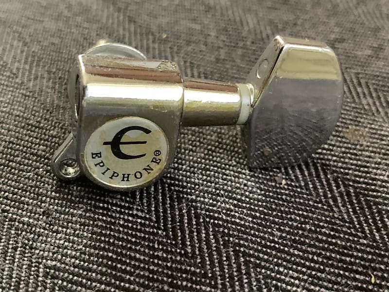 Epiphone Tuner Machine Head 90’s-2000’s Chrome | Reverb