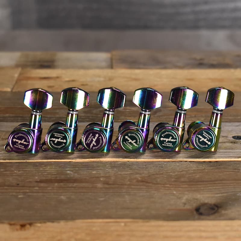 Pre-Owned Guyker 6-in-line Vintage Guitar Lock String Tuners | Reverb