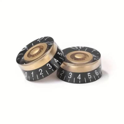 Epiphone Speed Knobs - Black & Gold | Reverb
