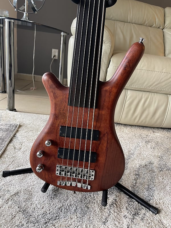 Warwick pro serie Corvette 6 strings fretless Left hand | Reverb