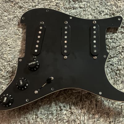 Fender Stratocaster 70s Loaded Pickguard Grey Back Pickups | Reverb