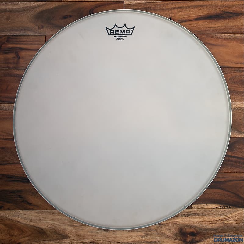 REMO 18" AMBASSADOR COATED TOM HEAD / OUT OF BOX STOCK | Reverb