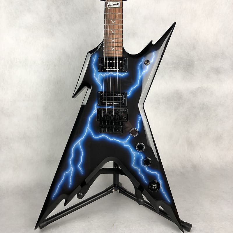 Dean Dime Razorback Lightning Electric Guitar w/ Case | Reverb