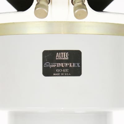1965 Altec Lansing Super Duplex 604E Coaxial 15” 604 E | Reverb