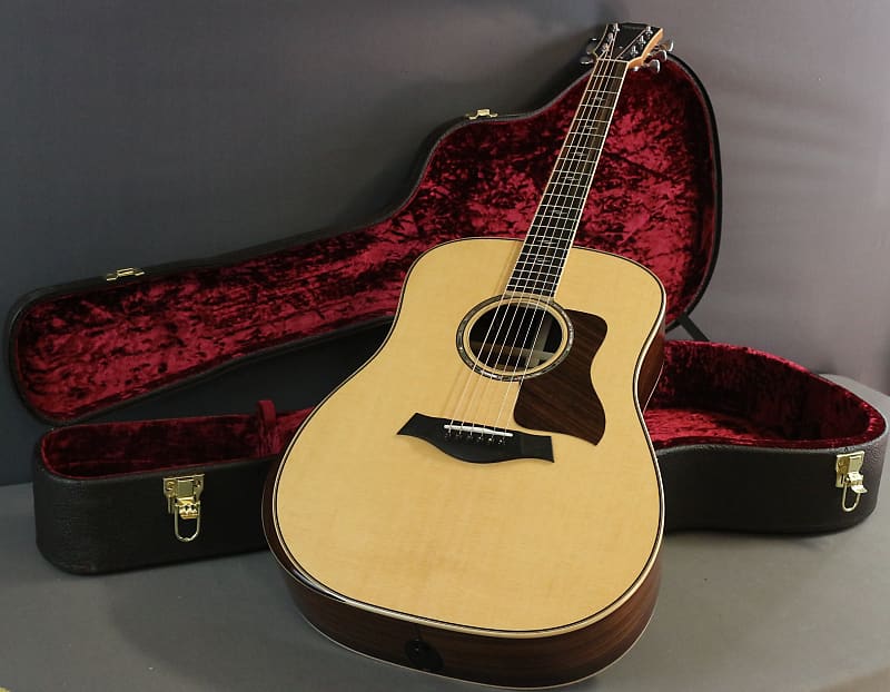 Taylor 810E Deluxe Ac/El Dreadnought Guitar, Made in the USA | Reverb