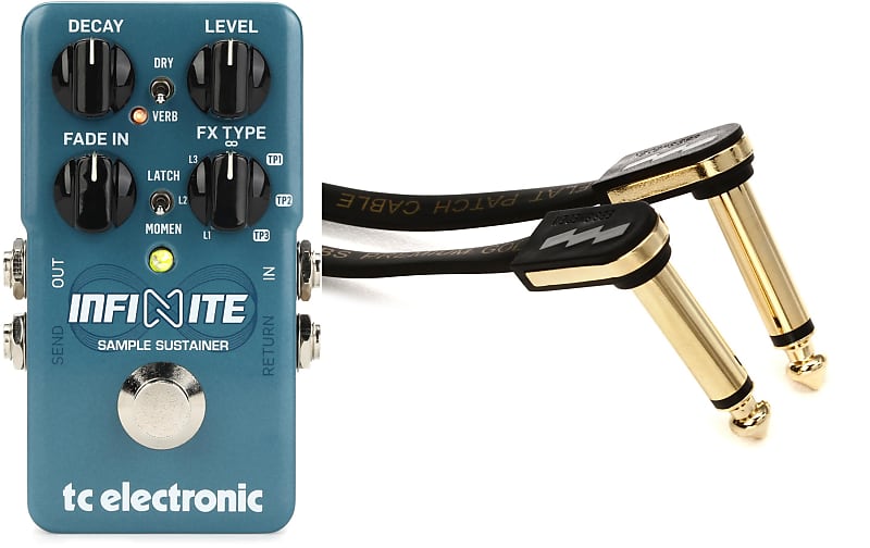 TC Electronic Infinite Sample Sustainer Pedal Bundle with EBS | Reverb