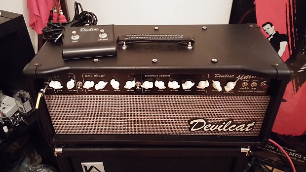 Devilcat Jimmy 50 Watt Head Black | Reverb