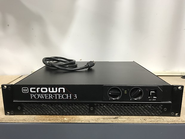 Crown-Power-Tech 3, Black | Reverb