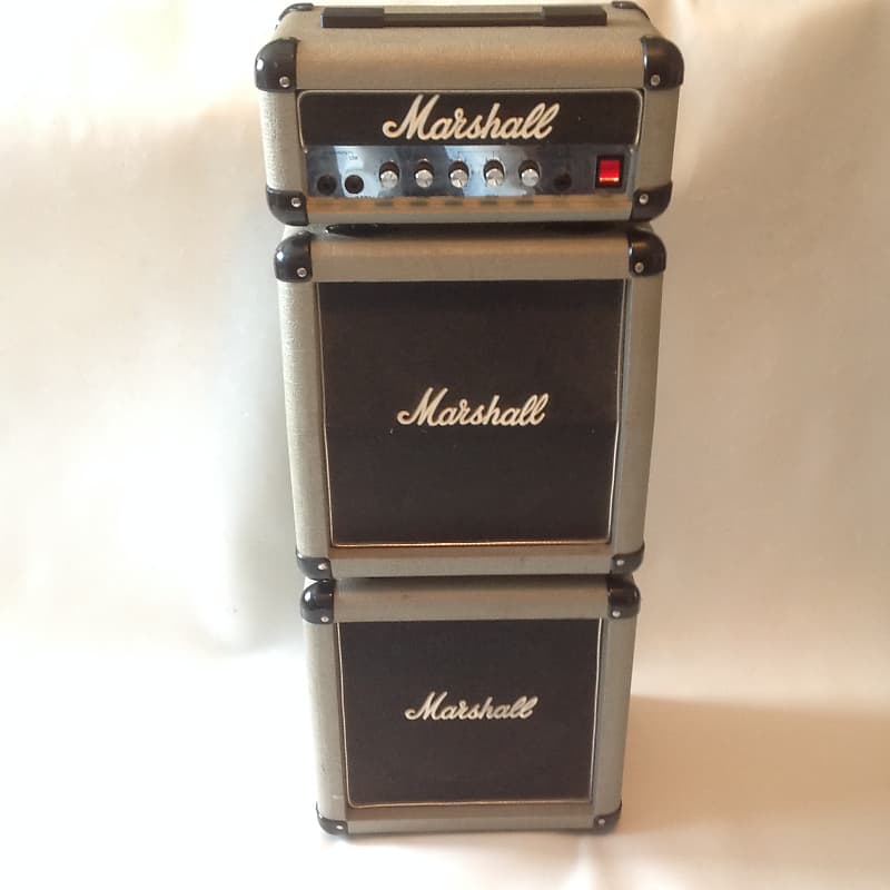 Marshall 2550 Silver Jubilee Micro Stack 1980's Silver | Reverb
