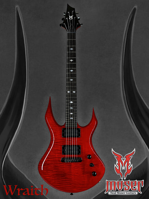 Moser Custom Shop Wraith 2024 - Transparent Red | Reverb