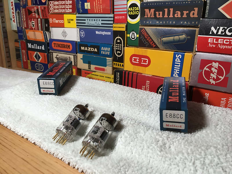 2 Matched 1969 Mullard E88CC ~ SameCode 7L1 R9F1 ~ OE Boxes | Reverb