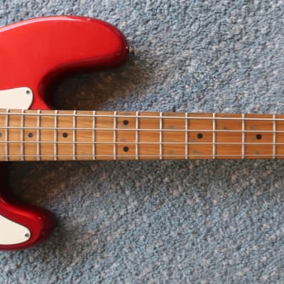 Vintage 1980s Hondo Bass Red Sparkle Perfect For Thrash Metal | Reverb
