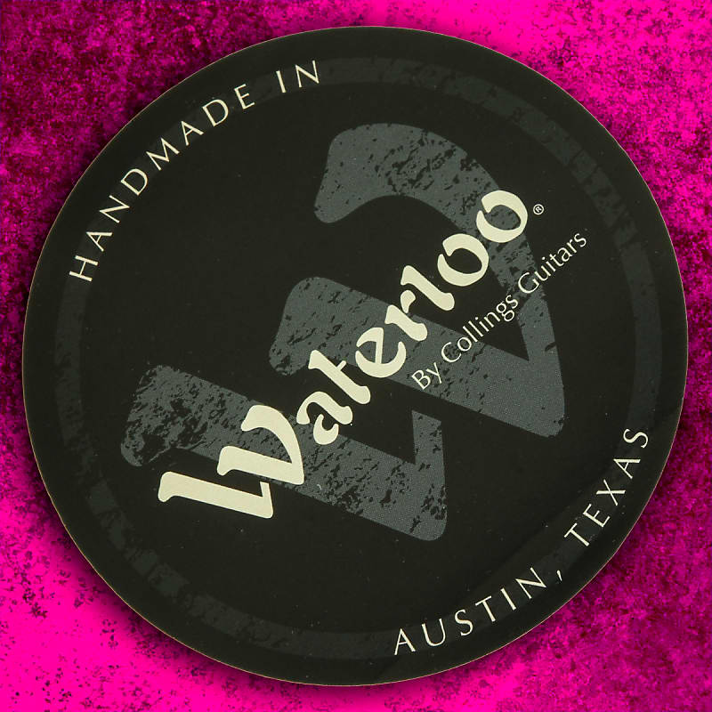 WATERLOO BY COLLINGS GUITARS STICKER INSANELY RARE LIMITED | Reverb