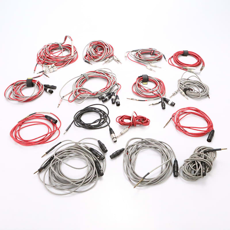 34 Canare TT XLR TS Studio Patch Bay Cables #48844 | Reverb