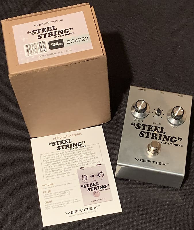 Vertex Steel String Clean Drive | Reverb