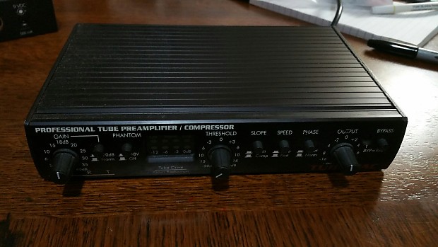 Tube Pac Pre Amplifier Compressor Black | Reverb